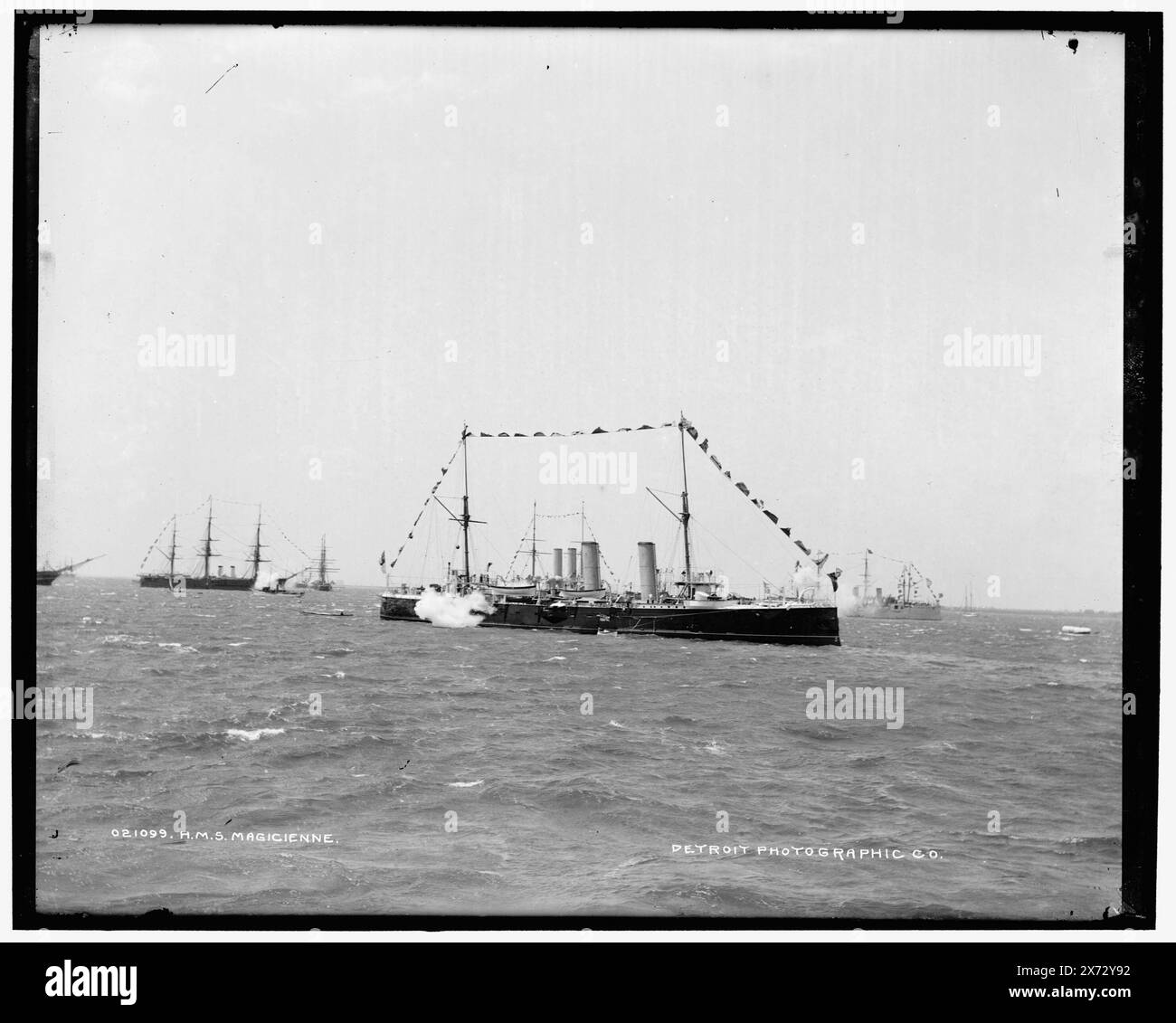 H.M.S. Magicienne, Detroit Publishing Co. no. 021099., Gift; State ...