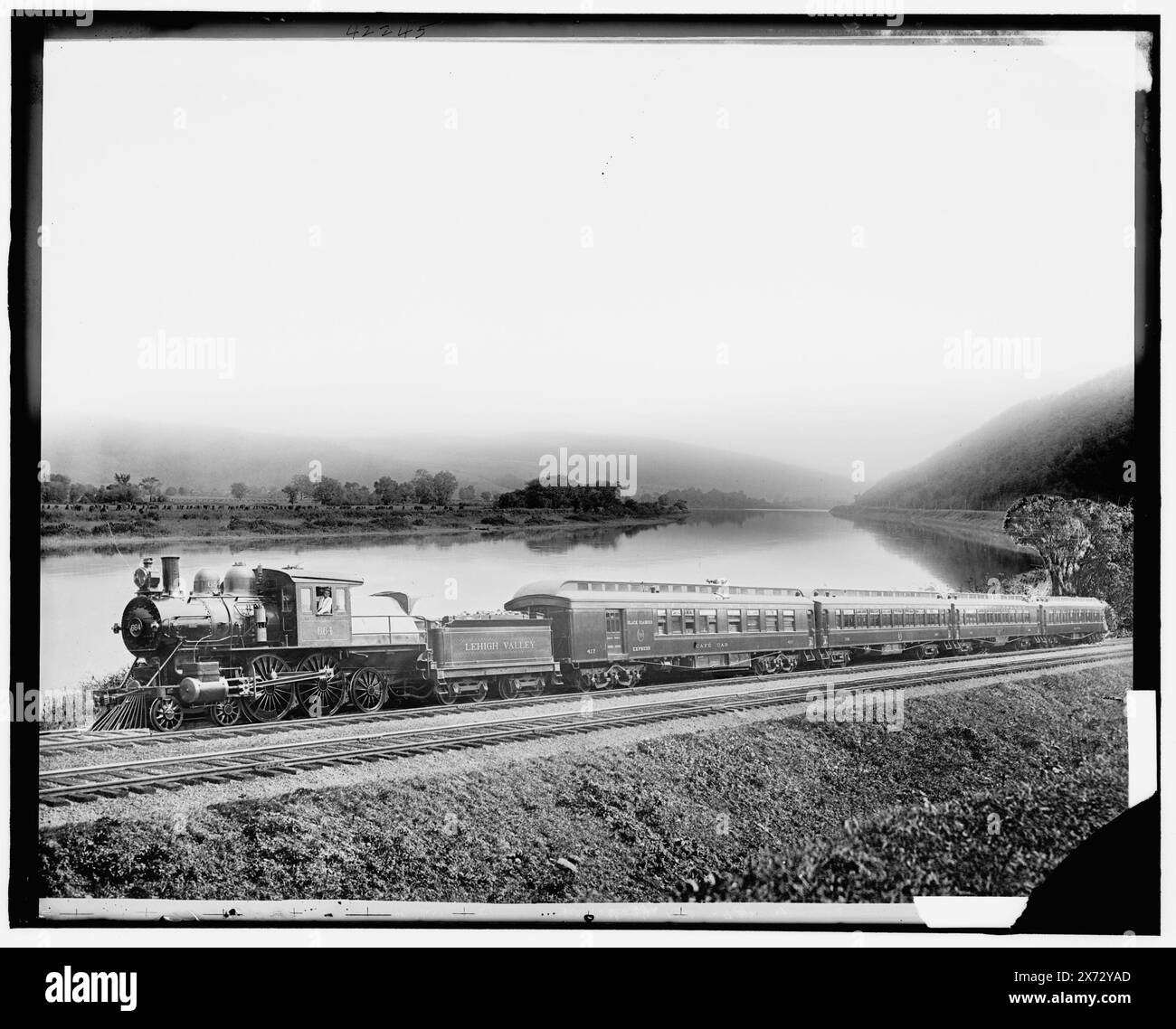 Copy of Lehigh Valley Railroad train, Title from jacket., Photograph of ...