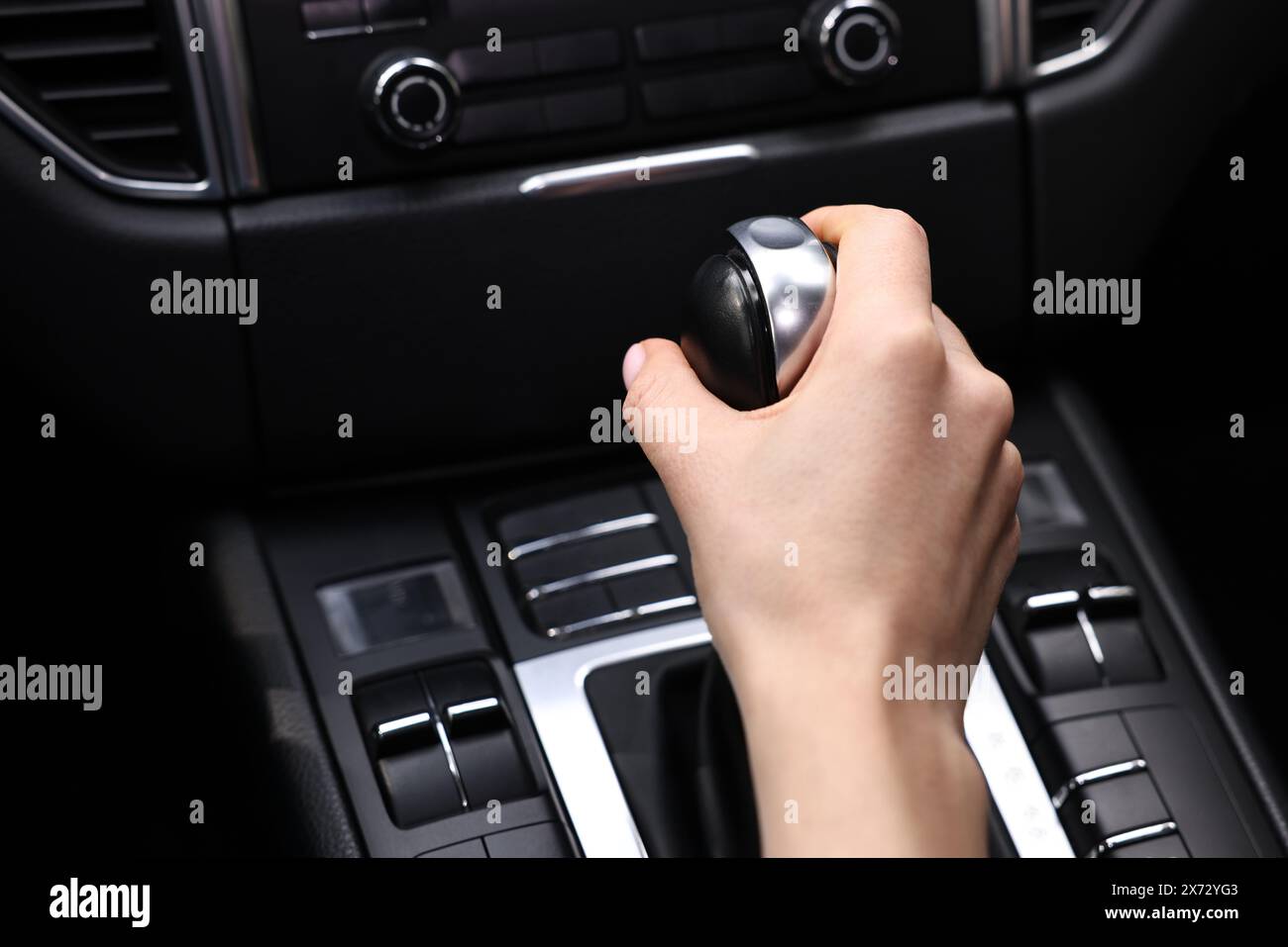 Gear stick woman hi-res stock photography and images - Alamy