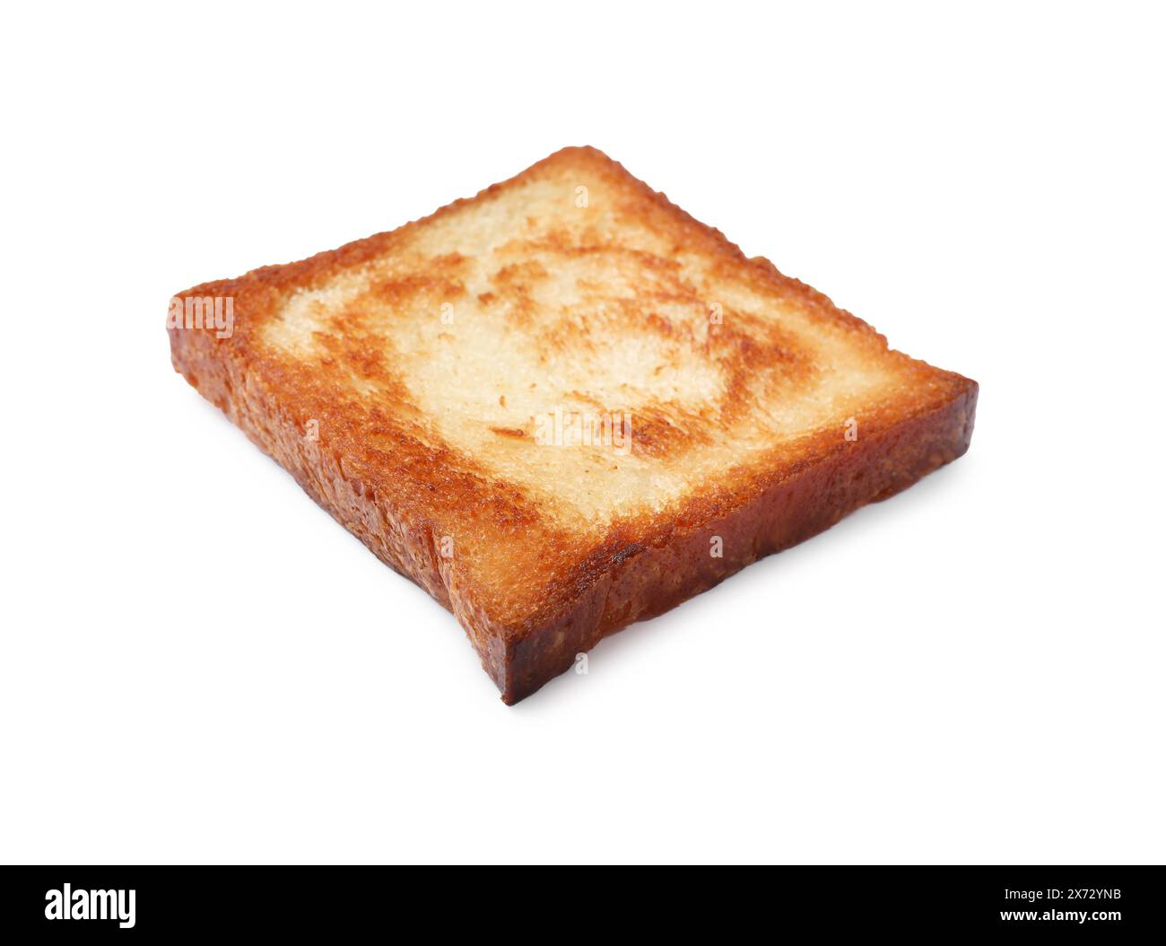 One piece of fresh toast bread isolated on white Stock Photo - Alamy