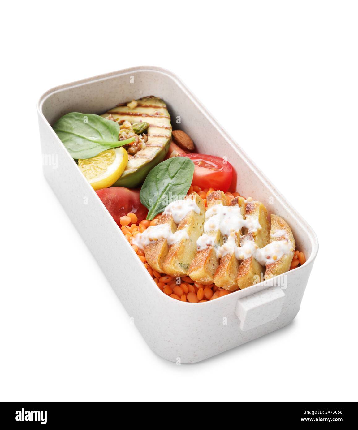 Healthy products high in vegetable fats isolated on white Stock Photo ...