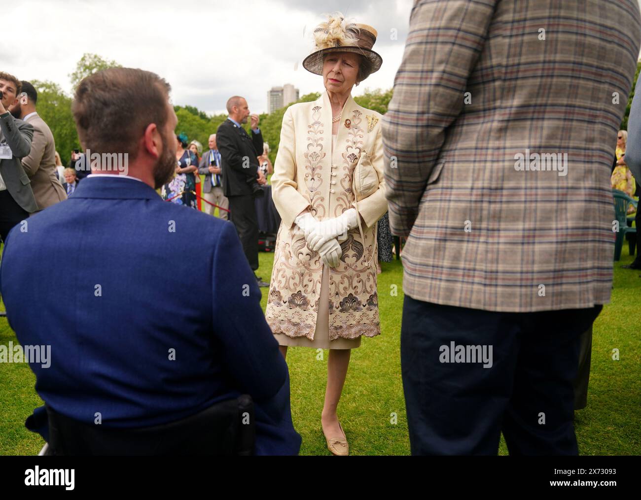 The Princess Royal, speaking to guests during the Not Forgotten ...