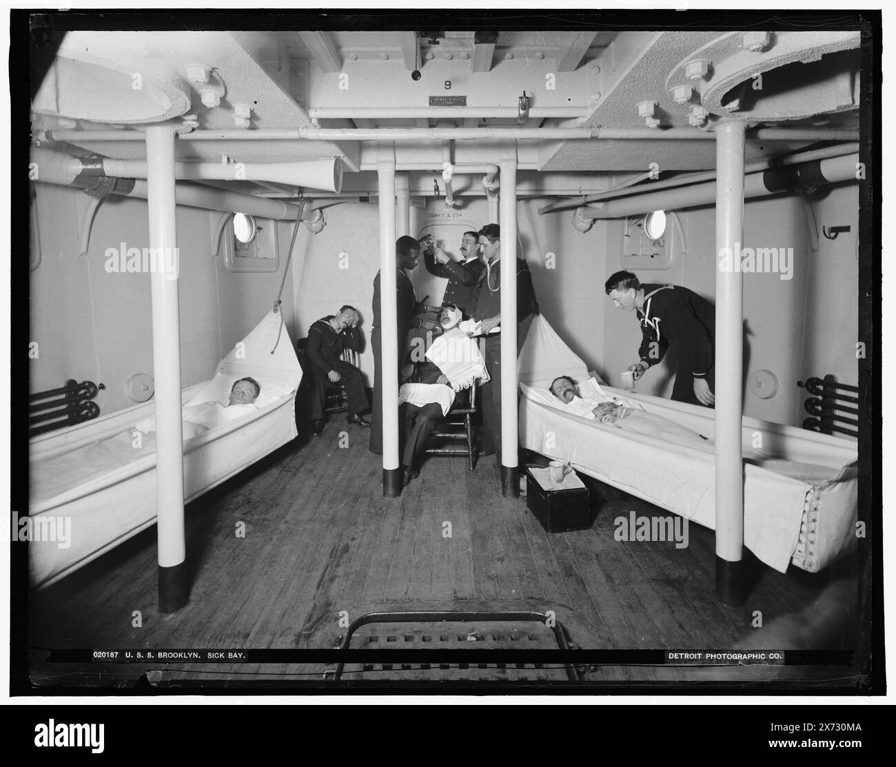 U.S.S. Brooklyn sick bay, "608" on negative., Detroit Publishing Co. no ...