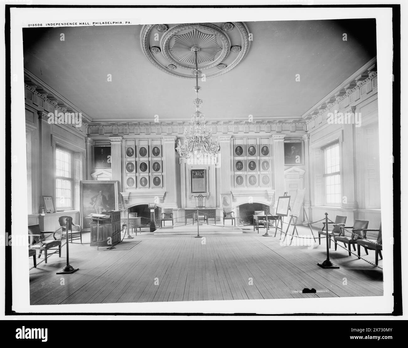 Assembly room independence hall independence Black and White Stock ...