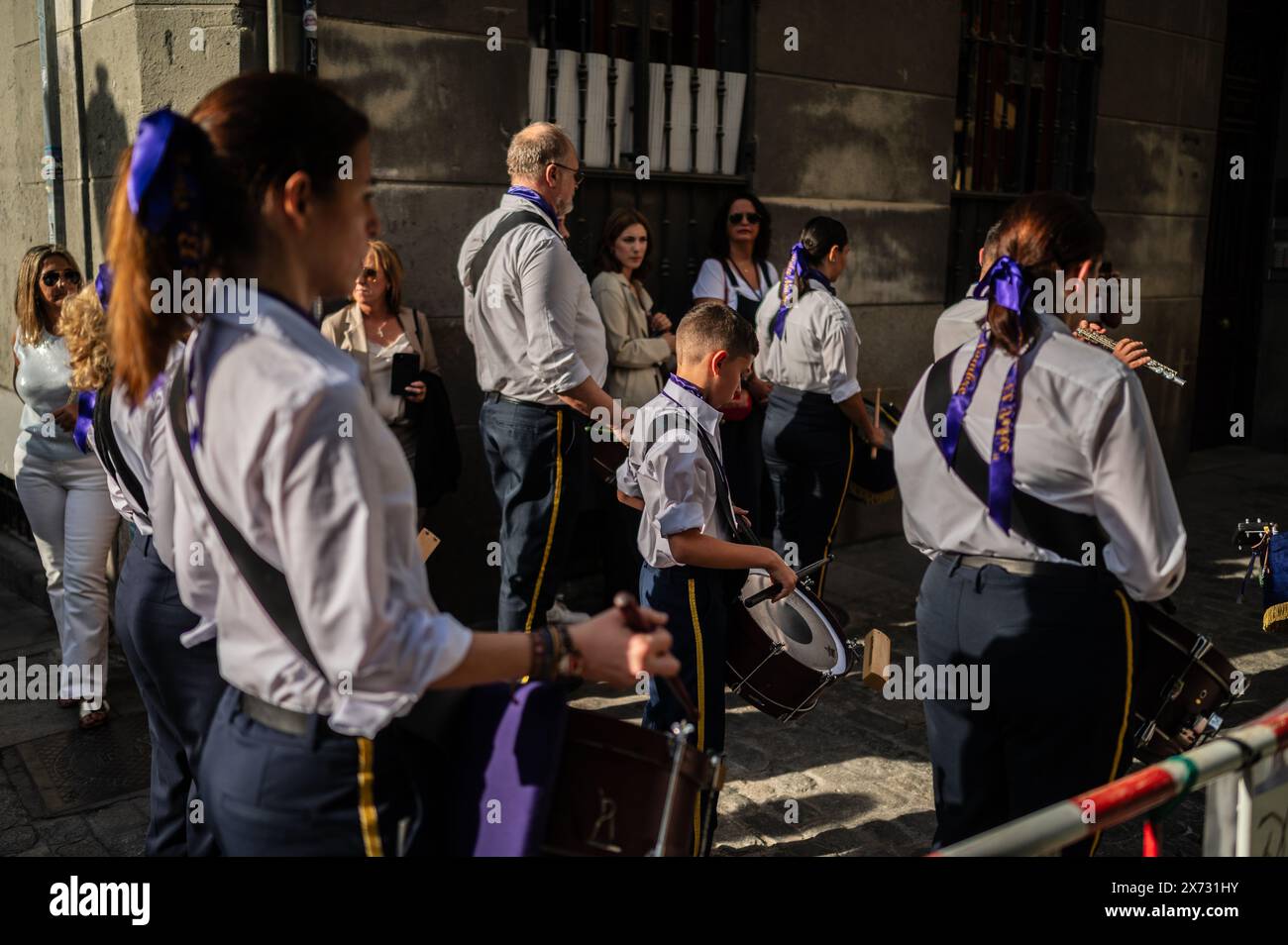 Tenth departure of the Cruz de Mayo, May Cross procession of the ...