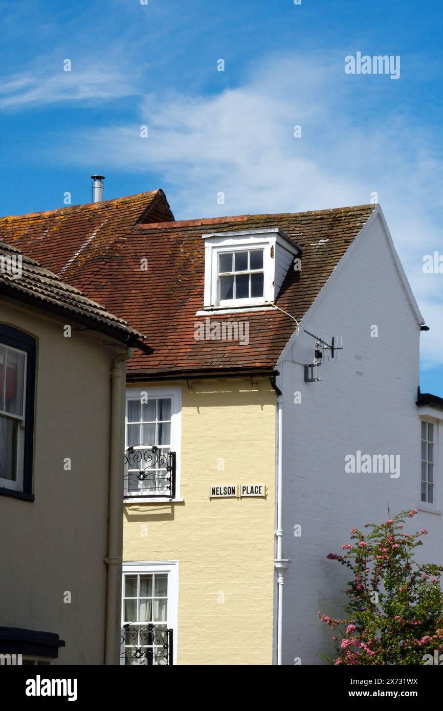 Old town house in Lymington Stock Photo - Alamy