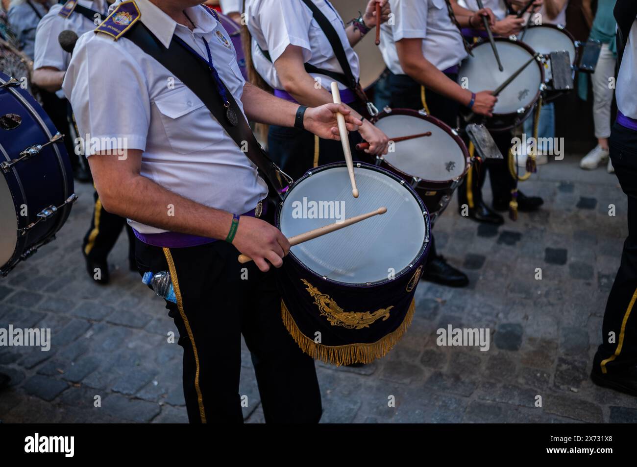 Tenth departure of the Cruz de Mayo, May Cross procession of the ...