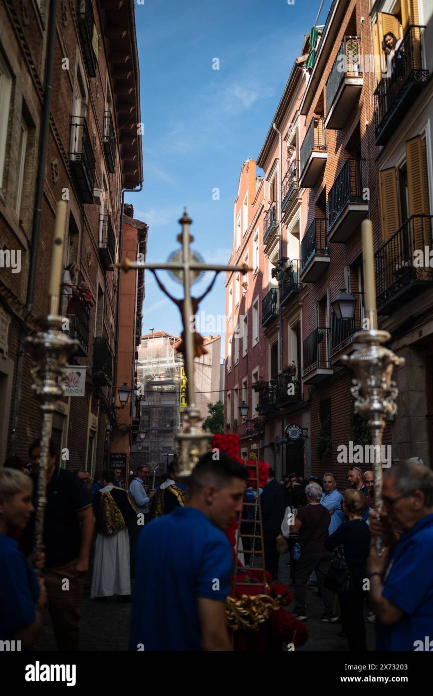 Tenth departure of the Cruz de Mayo, May Cross procession of the ...