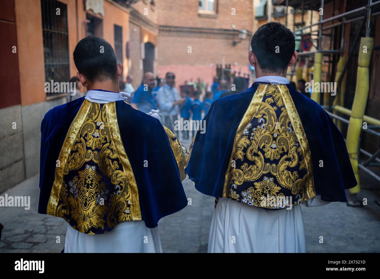 Tenth departure of the Cruz de Mayo, May Cross procession of the ...