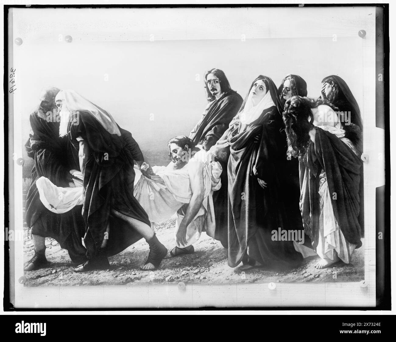 The burial of Christ, Title and date from Detroit, Thistle Publications ...