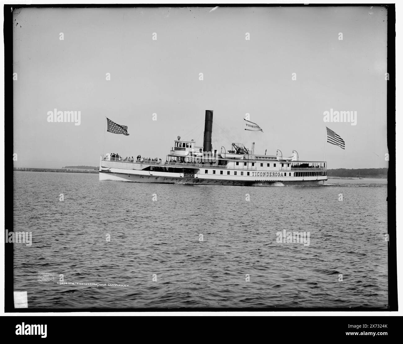 Ticonderoga side wheeler hi-res stock photography and images - Alamy