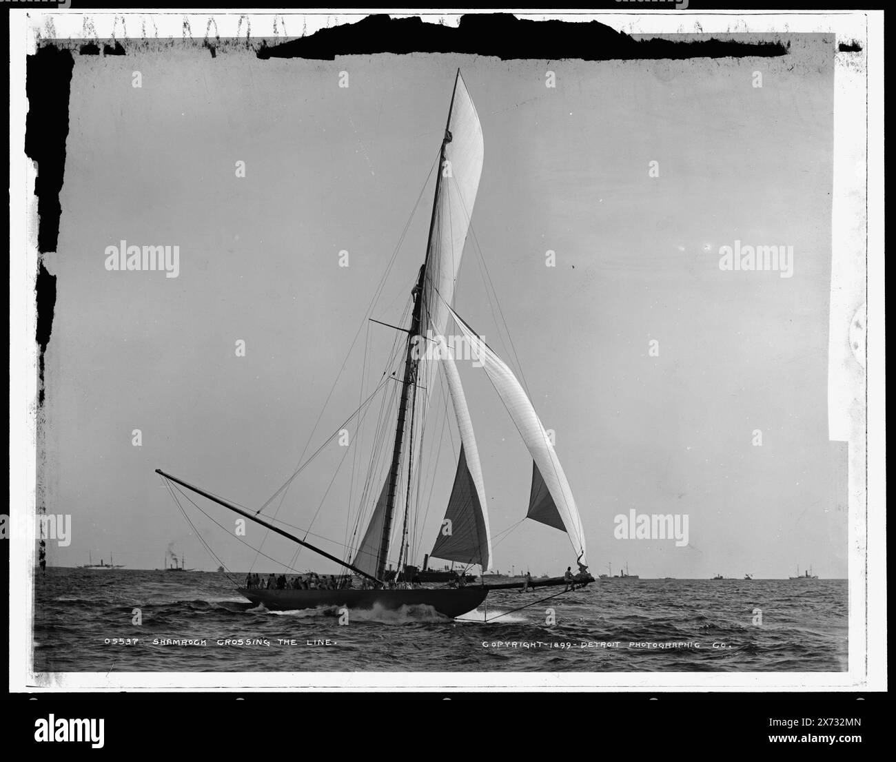 Shamrock crossing the line, Detroit Publishing Co. no. 05537., Gift ...