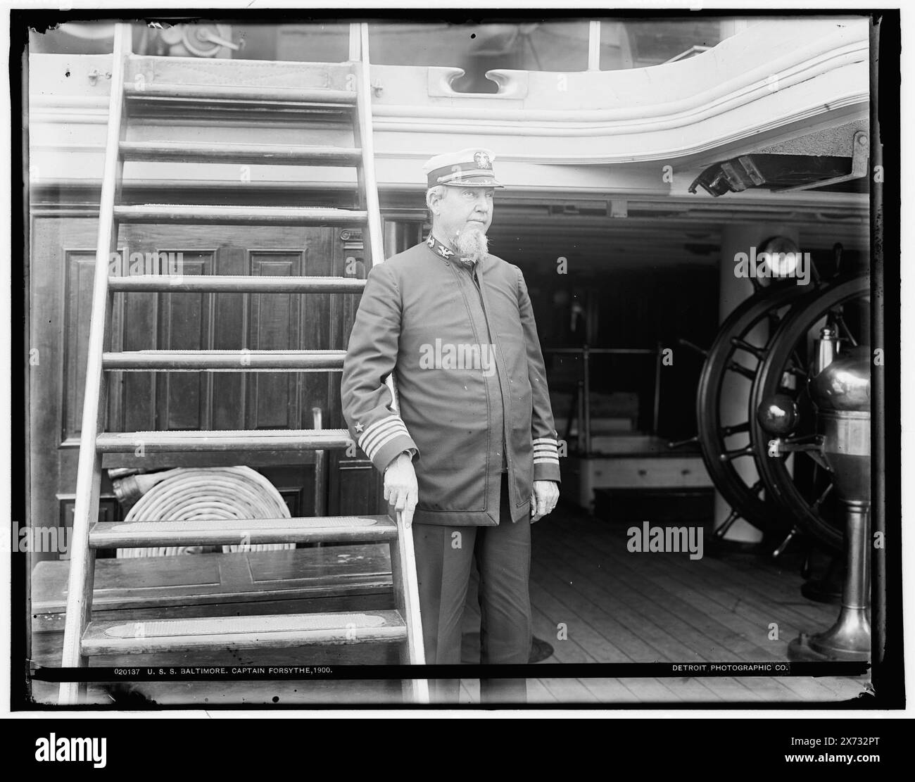 U.S.S. Baltimore, Captain Forsythe sic, Detroit Publishing Co. no ...