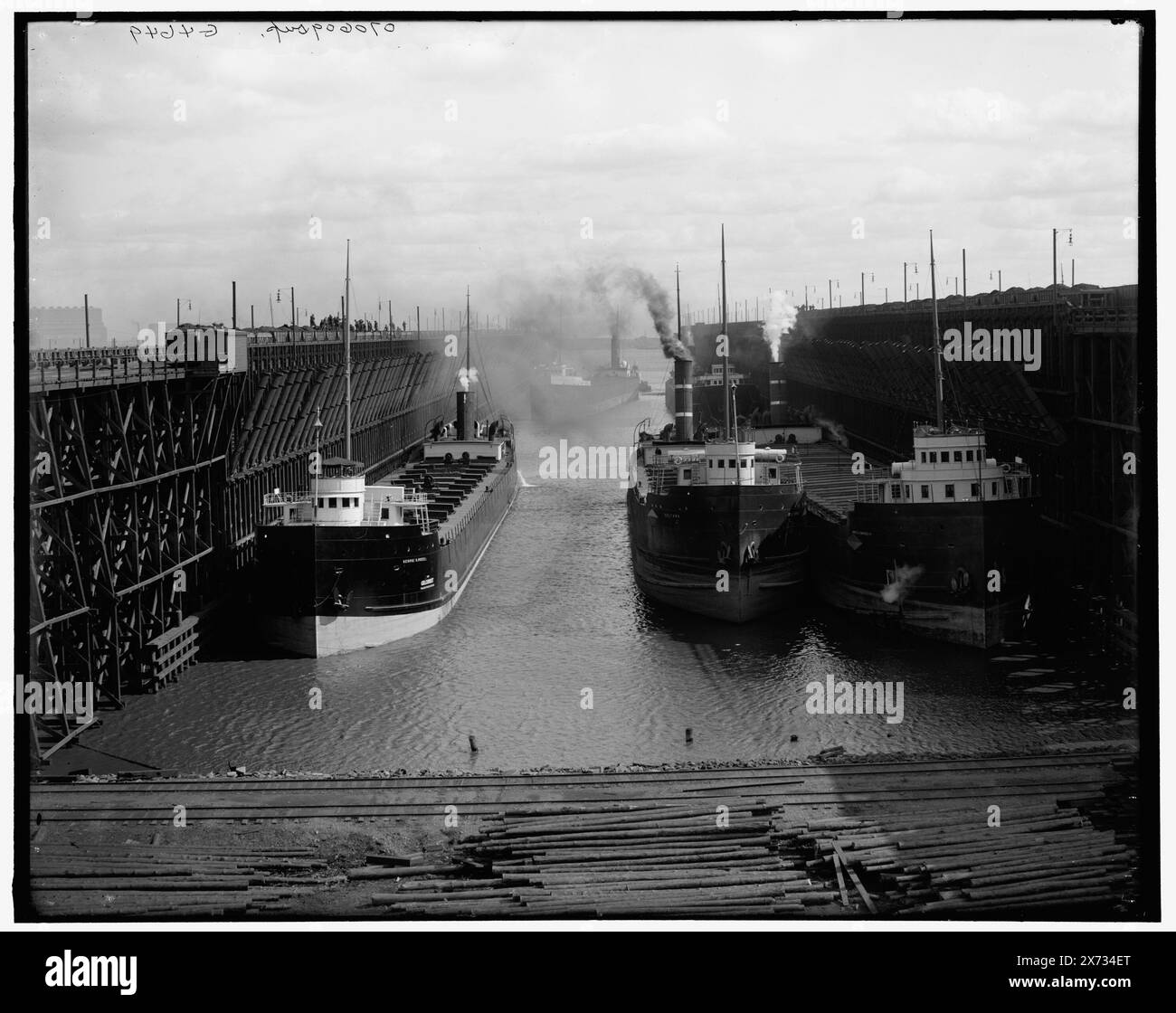 Mesaba i.e. Missabe ore docks, Duluth, Minn., Date range based on the ...