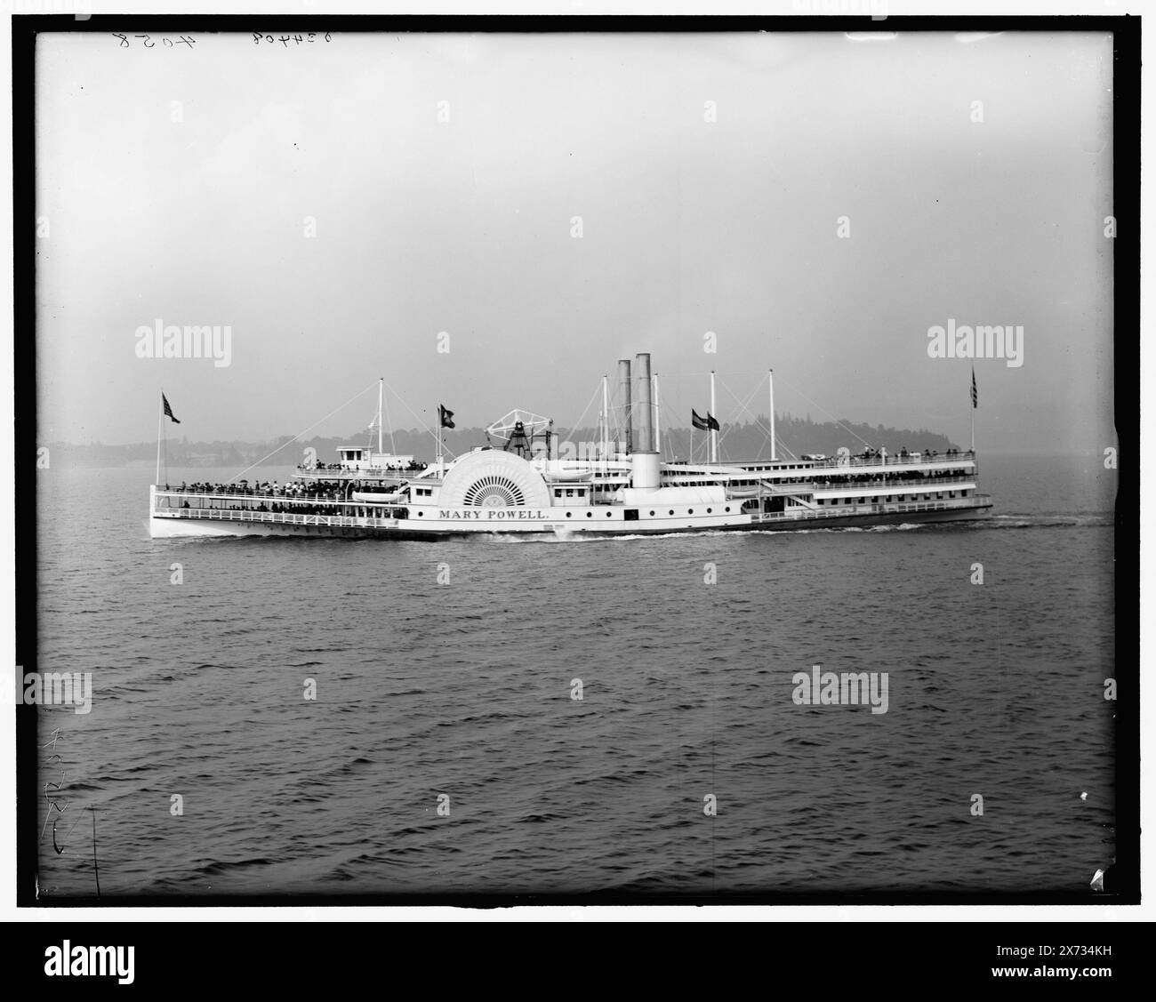 Str. Mary Powell, Hudson River, N.Y., Title from jacket., "4058" on ...