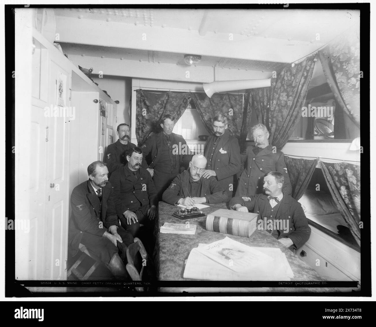U.S.S. Maine, chief petty officers' quarters, Attribution to Hart based ...