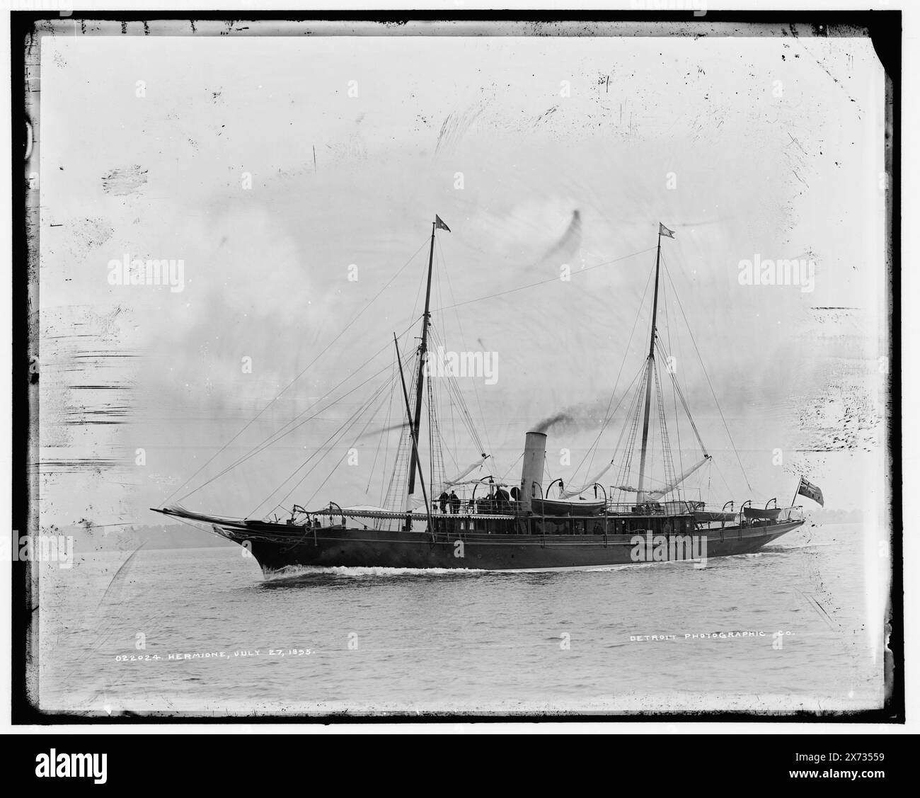 Steam yacht hermione Cut Out Stock Images & Pictures - Alamy