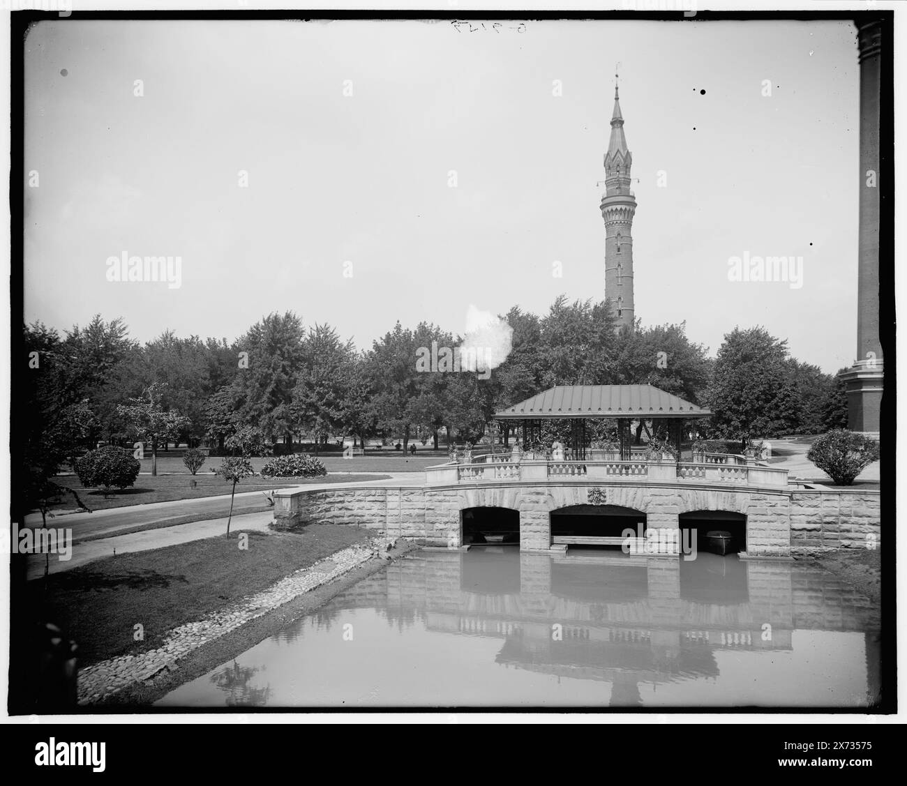 Pavilion bridges Black and White Stock Photos & Images - Alamy