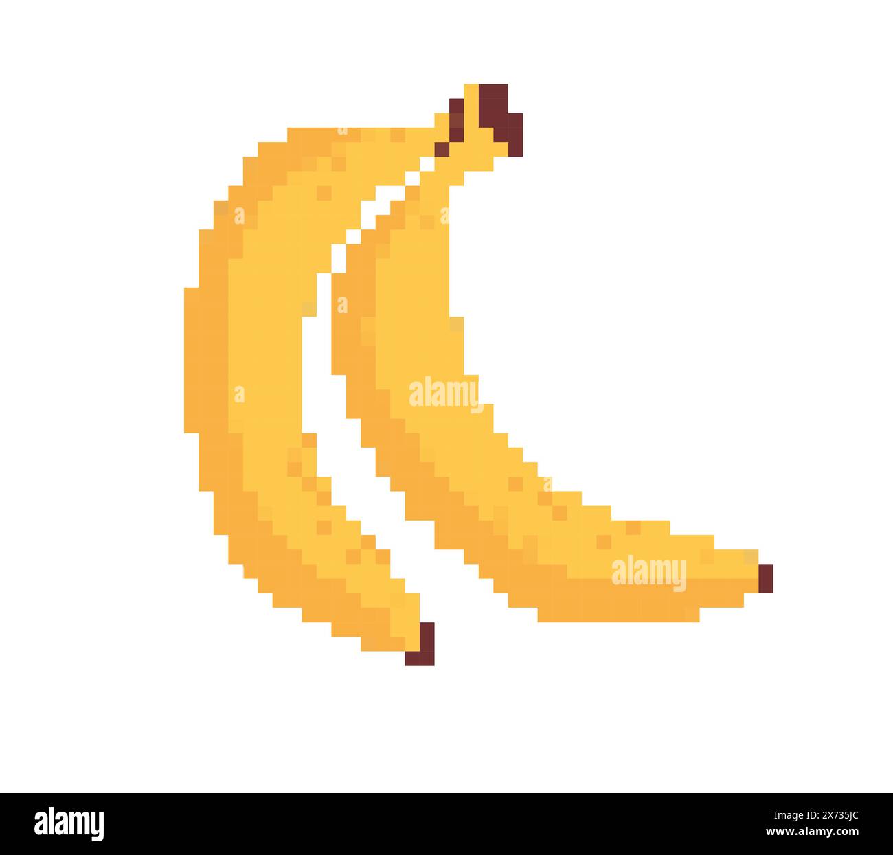 Collection of colorful Pixel icons of fruits vector illustration Stock ...