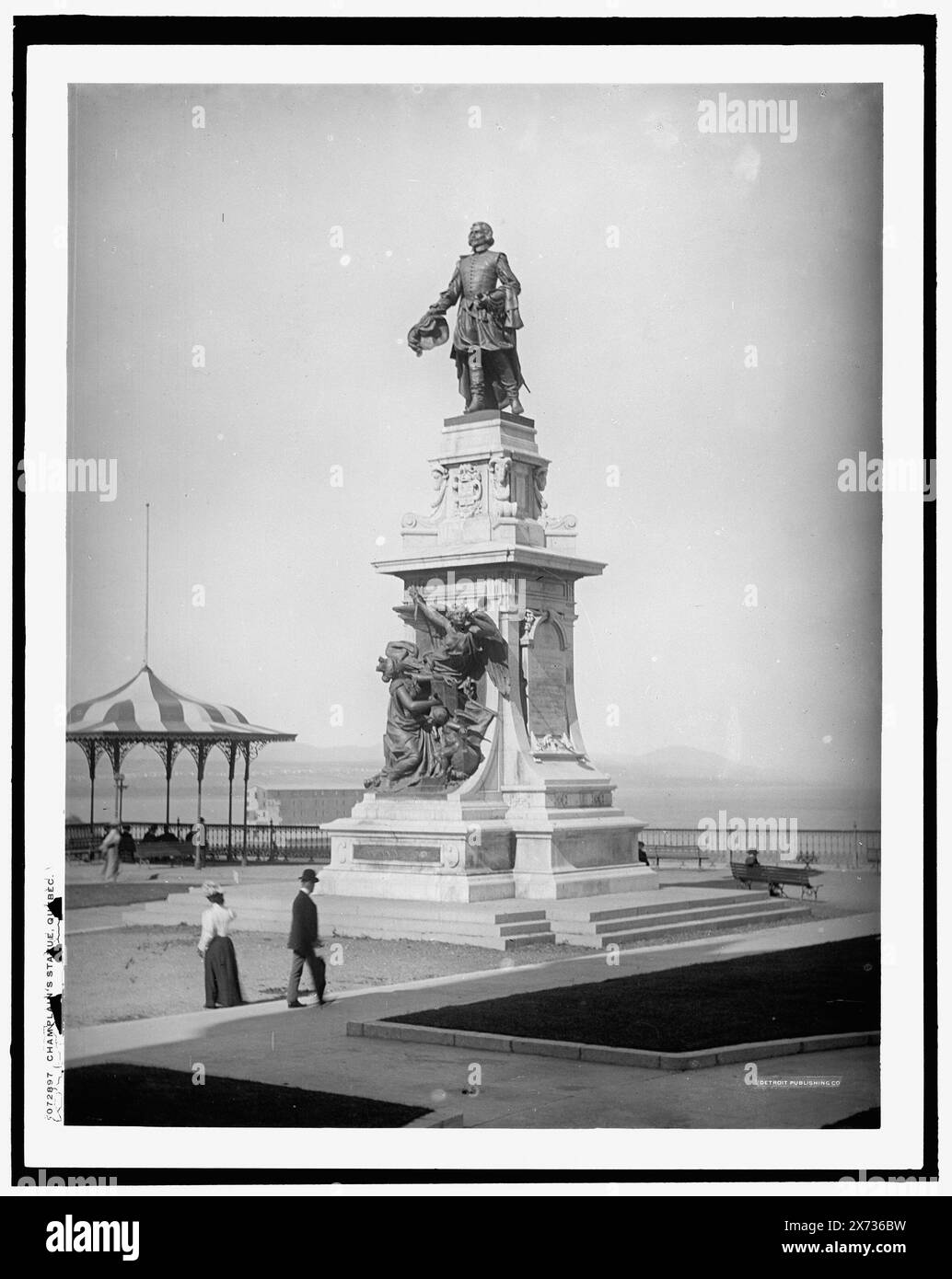 Champlain's statue, Quebec, Detroit Publishing Co. no. 072897., Gift ...