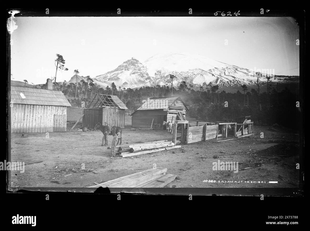 Cabins at Tlamacas, Attribution to Jackson based on Catalogue of the W ...