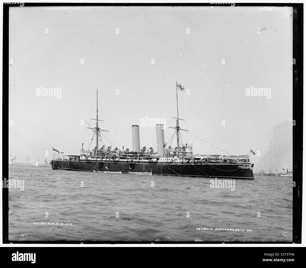 H.M.S. Blake, Detroit Publishing Co. no. 021120., Gift; State ...
