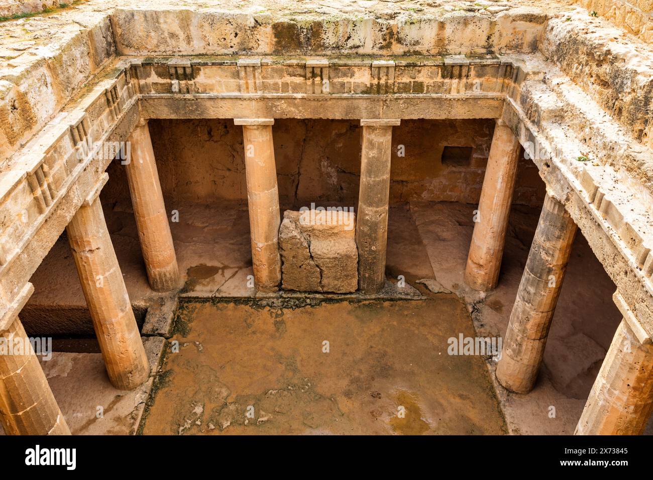 Cyprus. Pathos. Tombs of the Kings. Paphos Royal antique necropolis ...