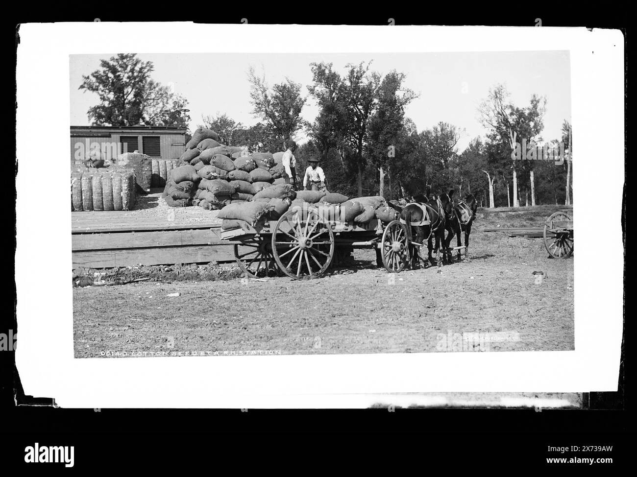 Cotton wagons hi-res stock photography and images - Alamy