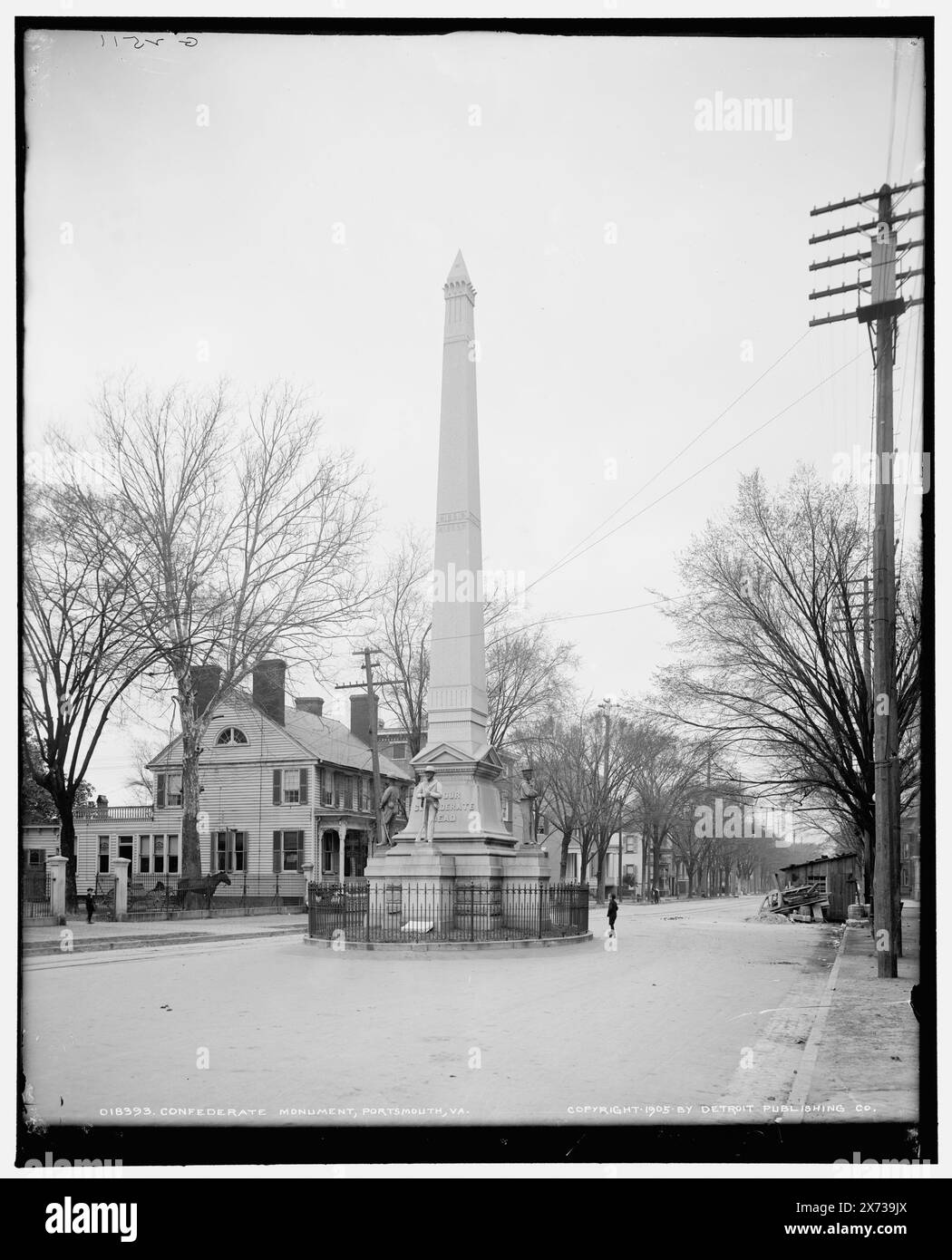 Portsmouth va confederate monument hi-res stock photography and images ...