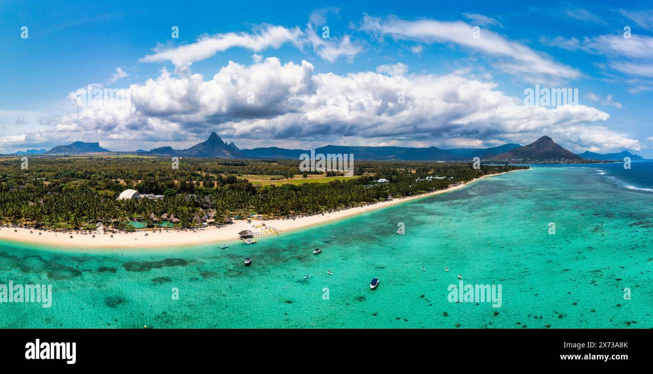The village of tamarin at the mountain du tamarin hi-res stock ...