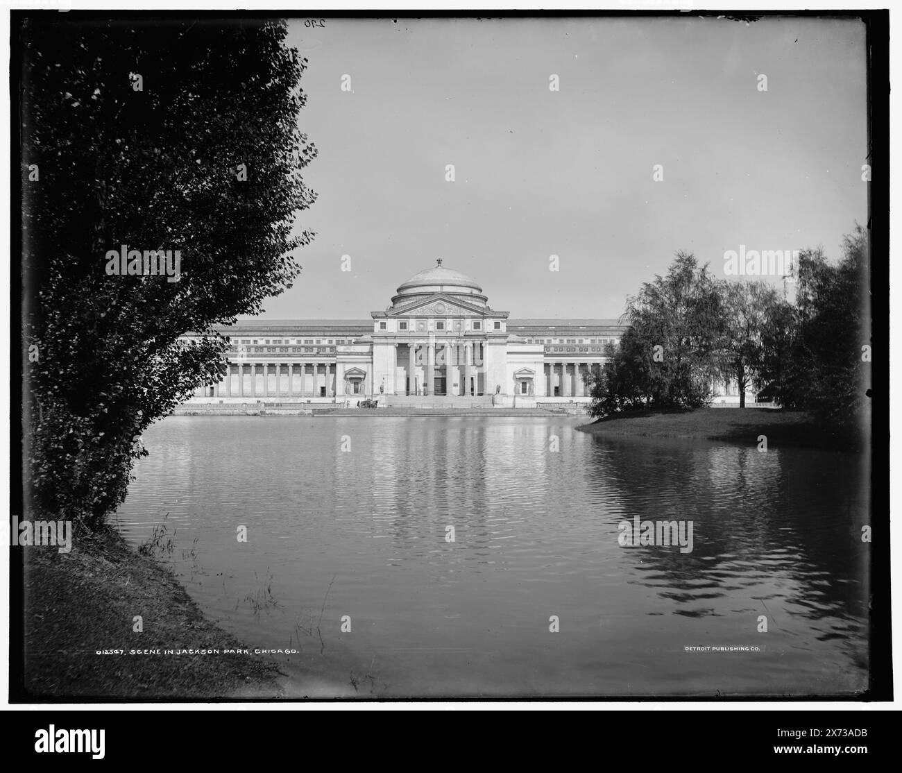 Scene in Jackson Park, Chicago, Ill., Title in Detroit, Catalogue J ...