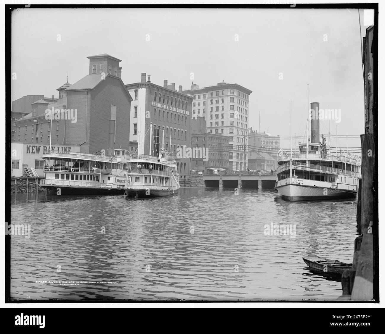 Dock street bridge Cut Out Stock Images & Pictures - Alamy