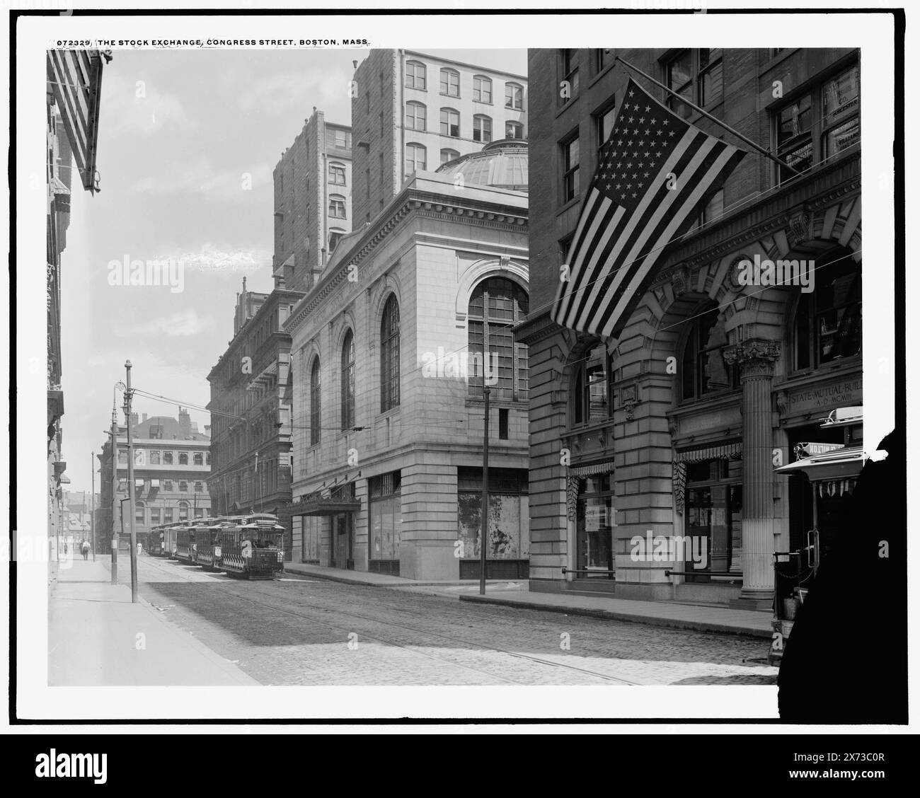 Boston stock exchange Black and White Stock Photos & Images - Alamy
