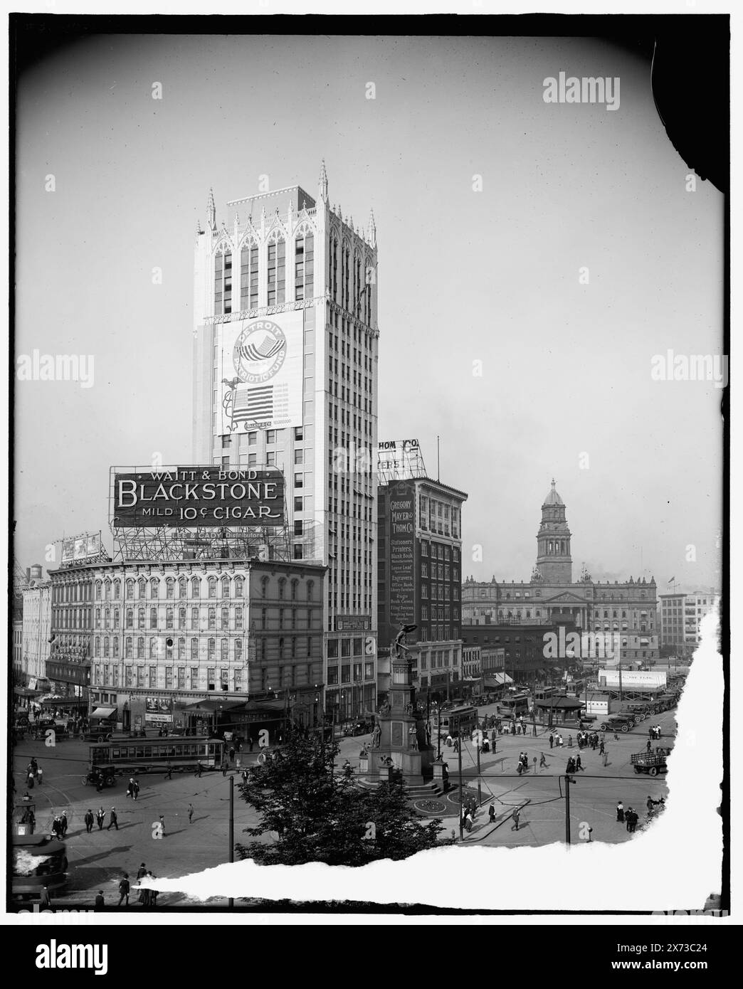 Real Estate Exchange from City Hall, Detroit, Mich., Title from jacket ...