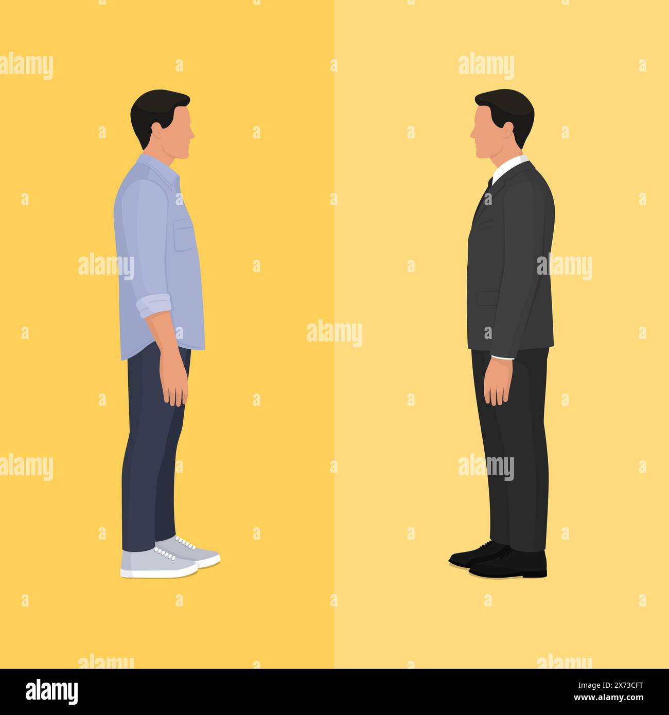 Looking strong Stock Vector Images - Alamy