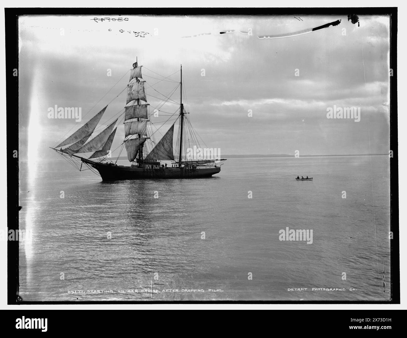 Starting on her cruise after dropping pilot, "11" on negative., Detroit ...