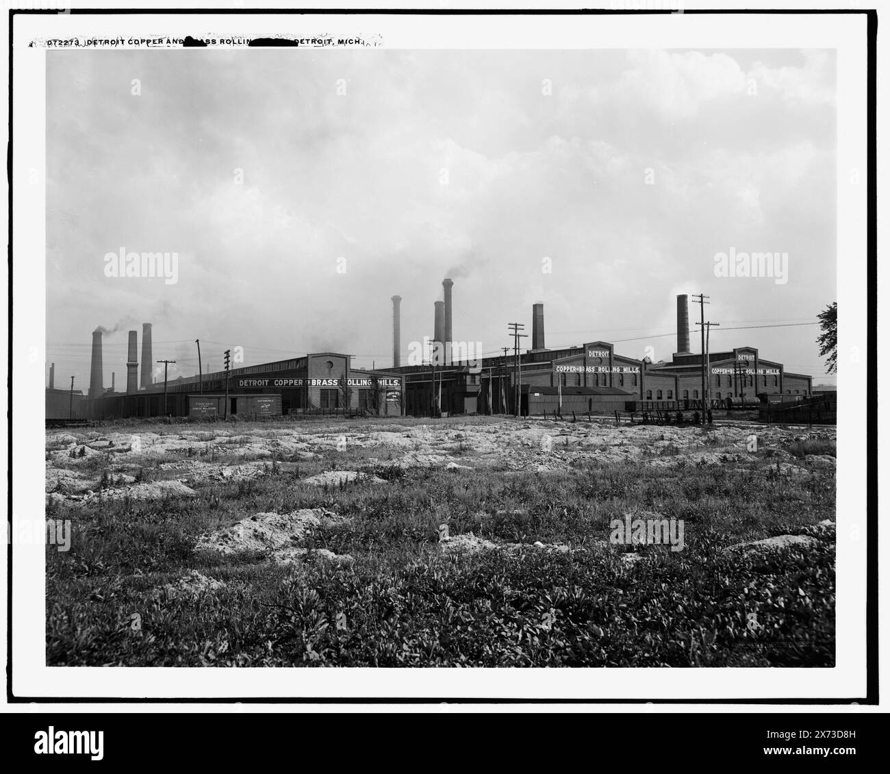 Detroit Copper and Brass rolling mills, Detroit, Mich., "G 8190" on ...