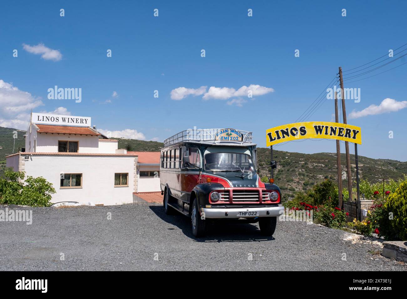 Linos winery Ktima Herodotou, Omodos, LImassol district, Cyprus Stock ...