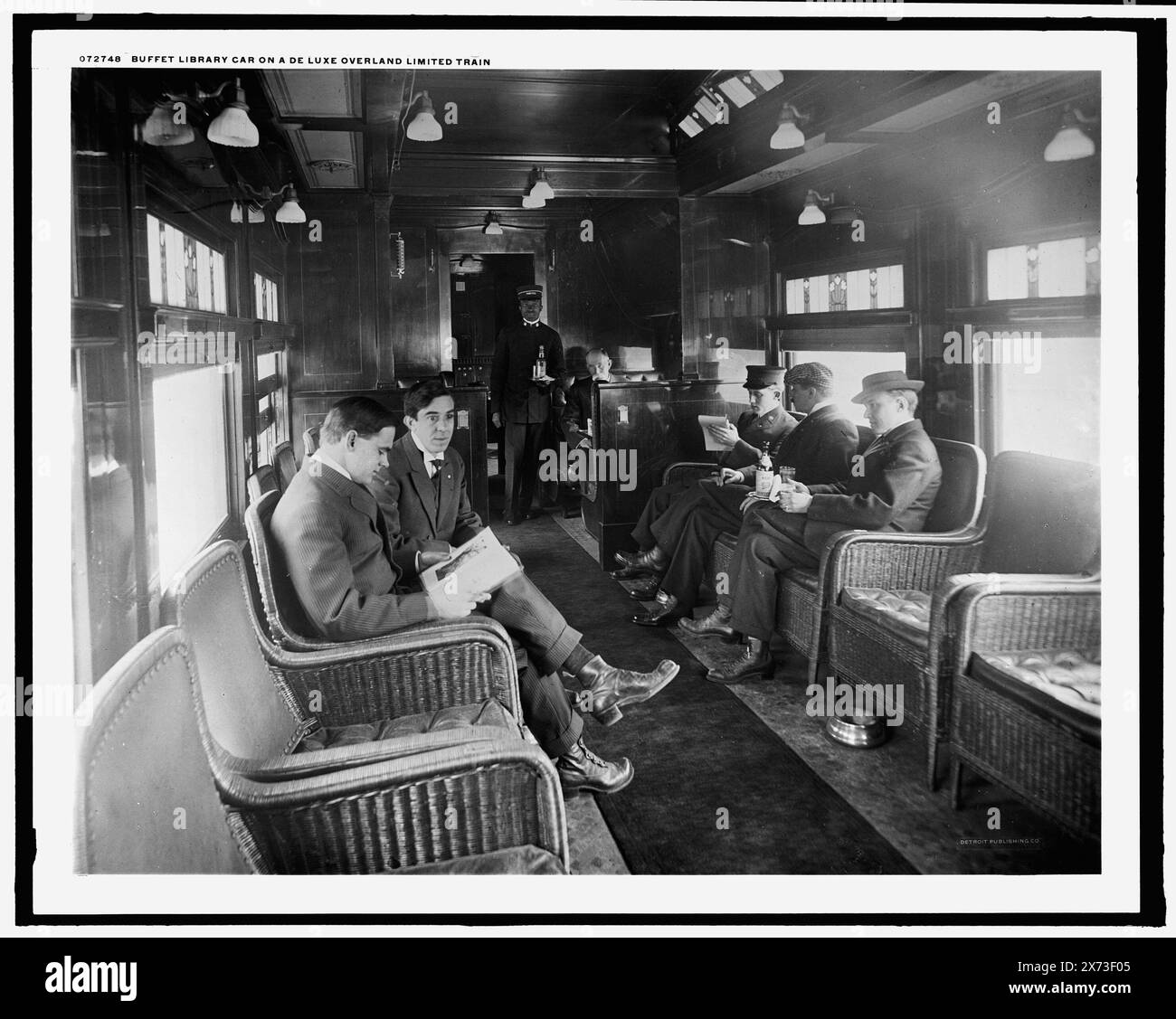 Railroad dining cars Black and White Stock Photos & Images - Alamy