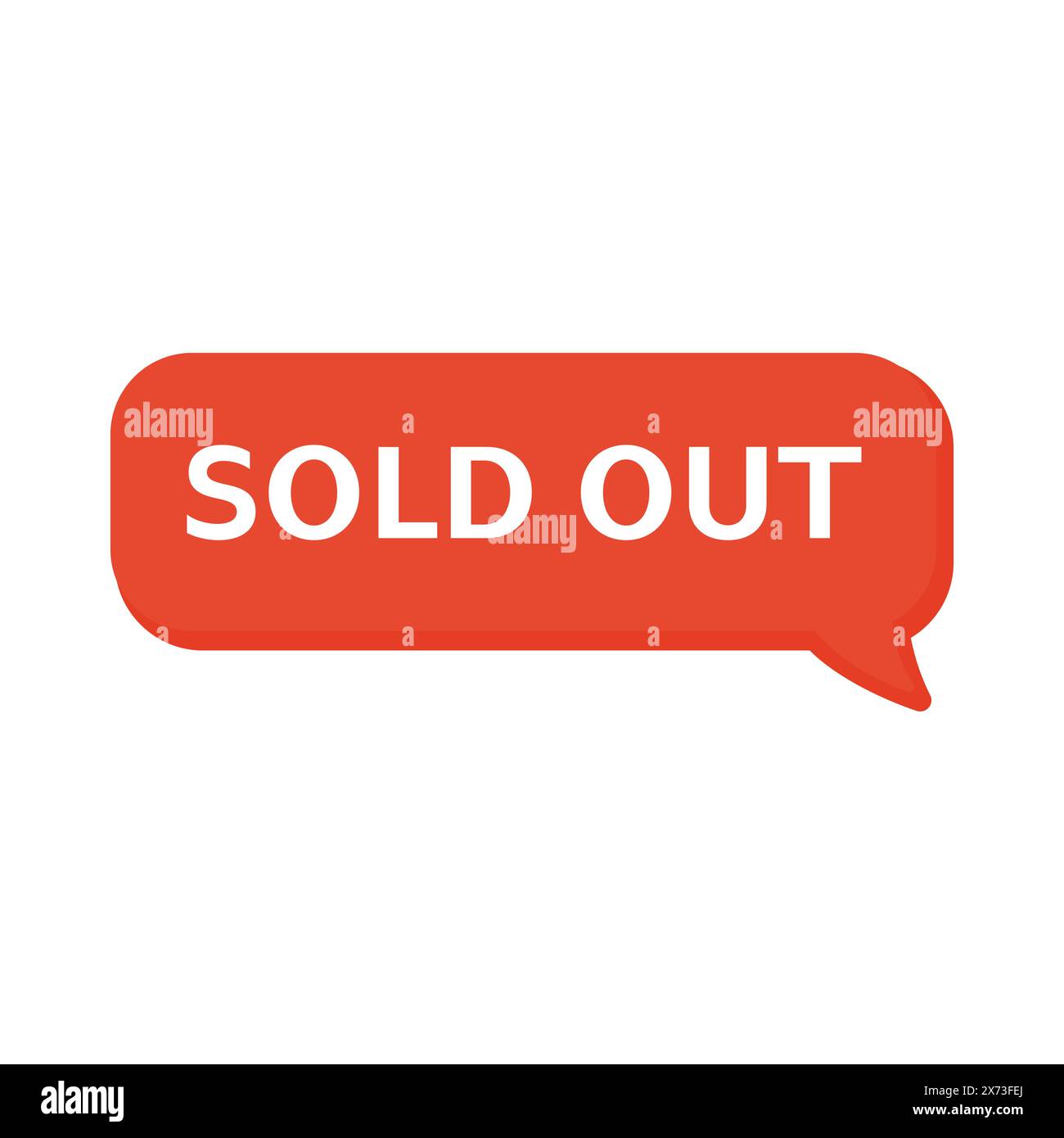 Sold out red sticker banner. Vector illustration Stock Vector Image ...