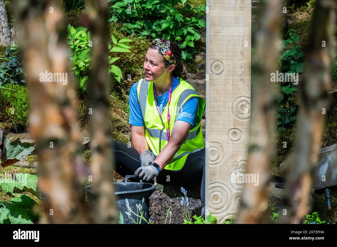 London, UK. 17th May, 2024. Final adjustments to The National Autistic ...