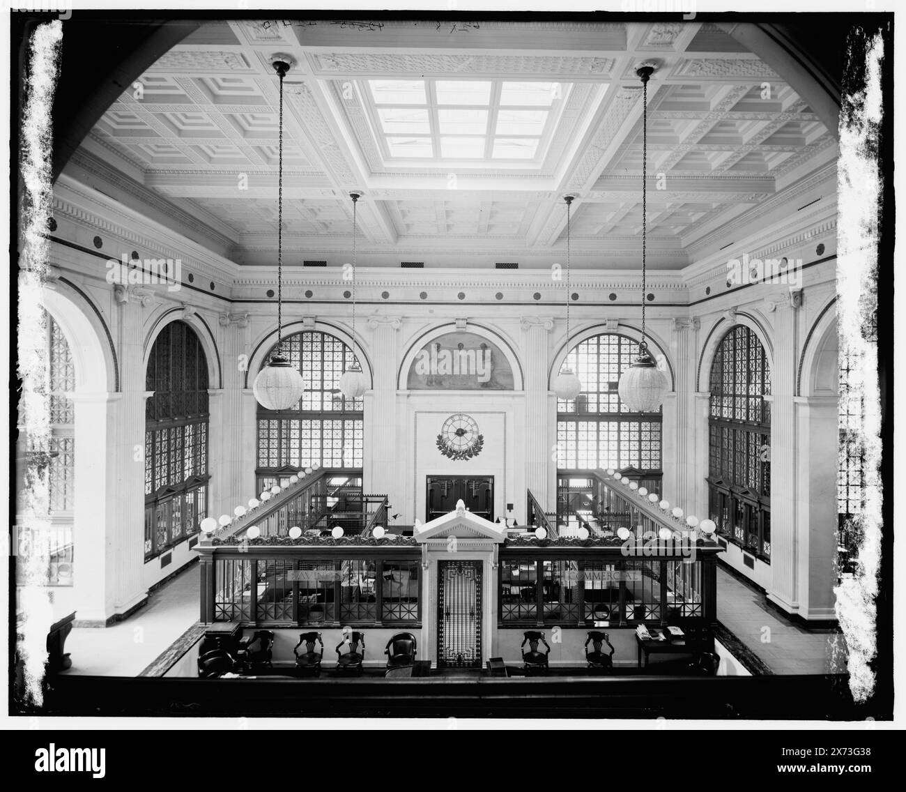 Bank interiors Black and White Stock Photos & Images - Alamy