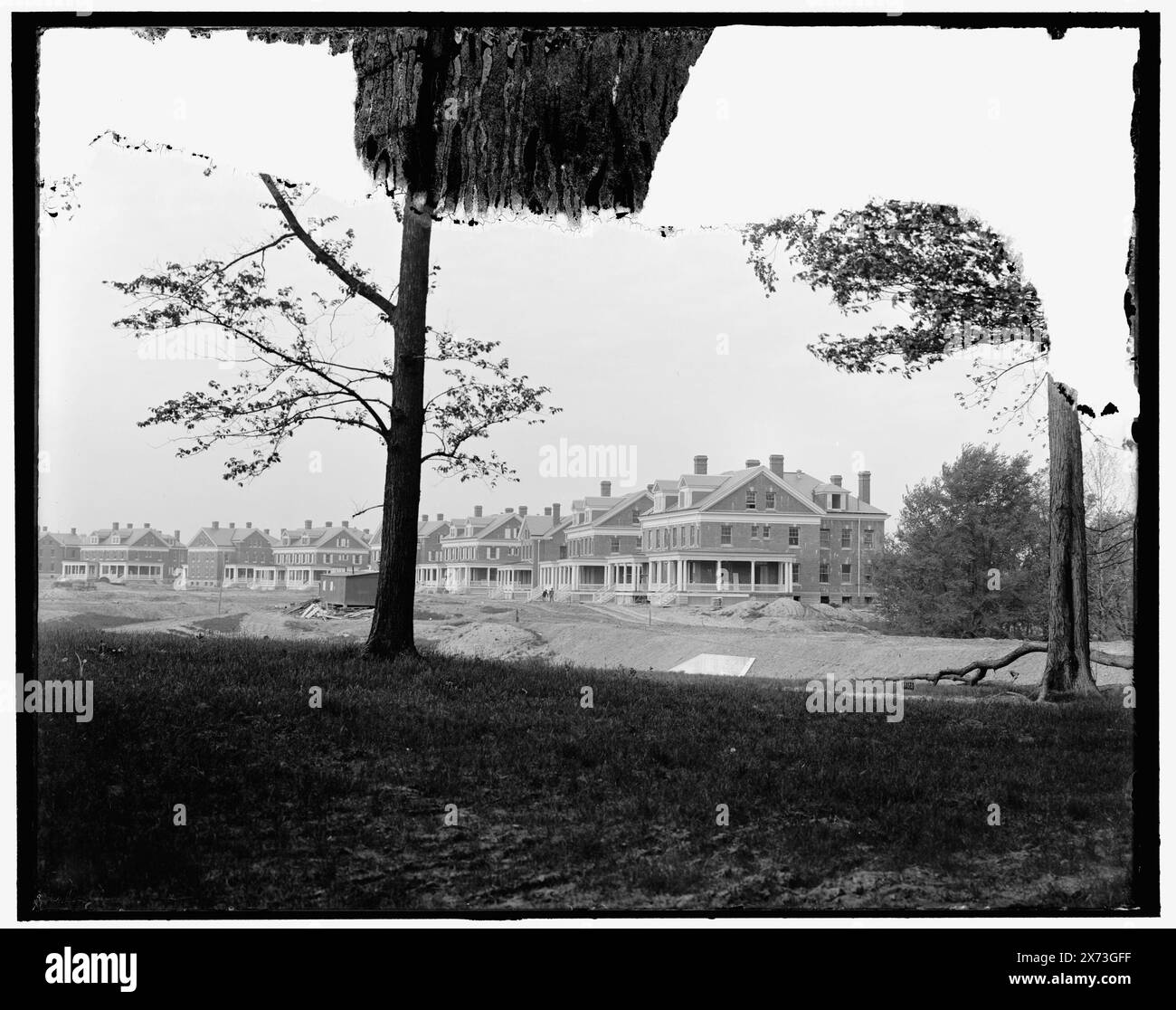 Residential compound wall Cut Out Stock Images & Pictures - Alamy