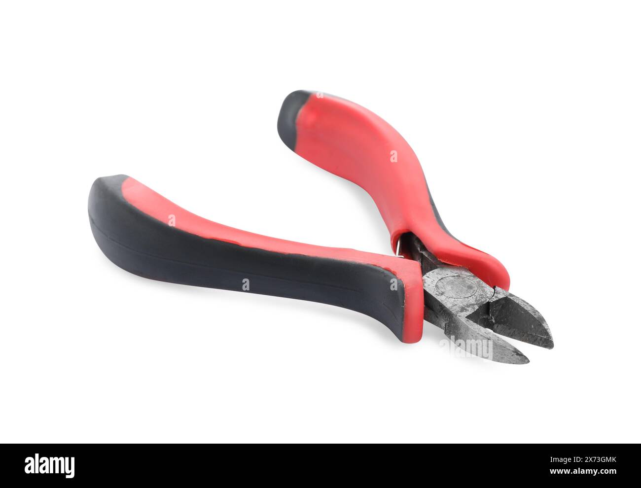 Construction red pliers cutting Cut Out Stock Images & Pictures - Alamy