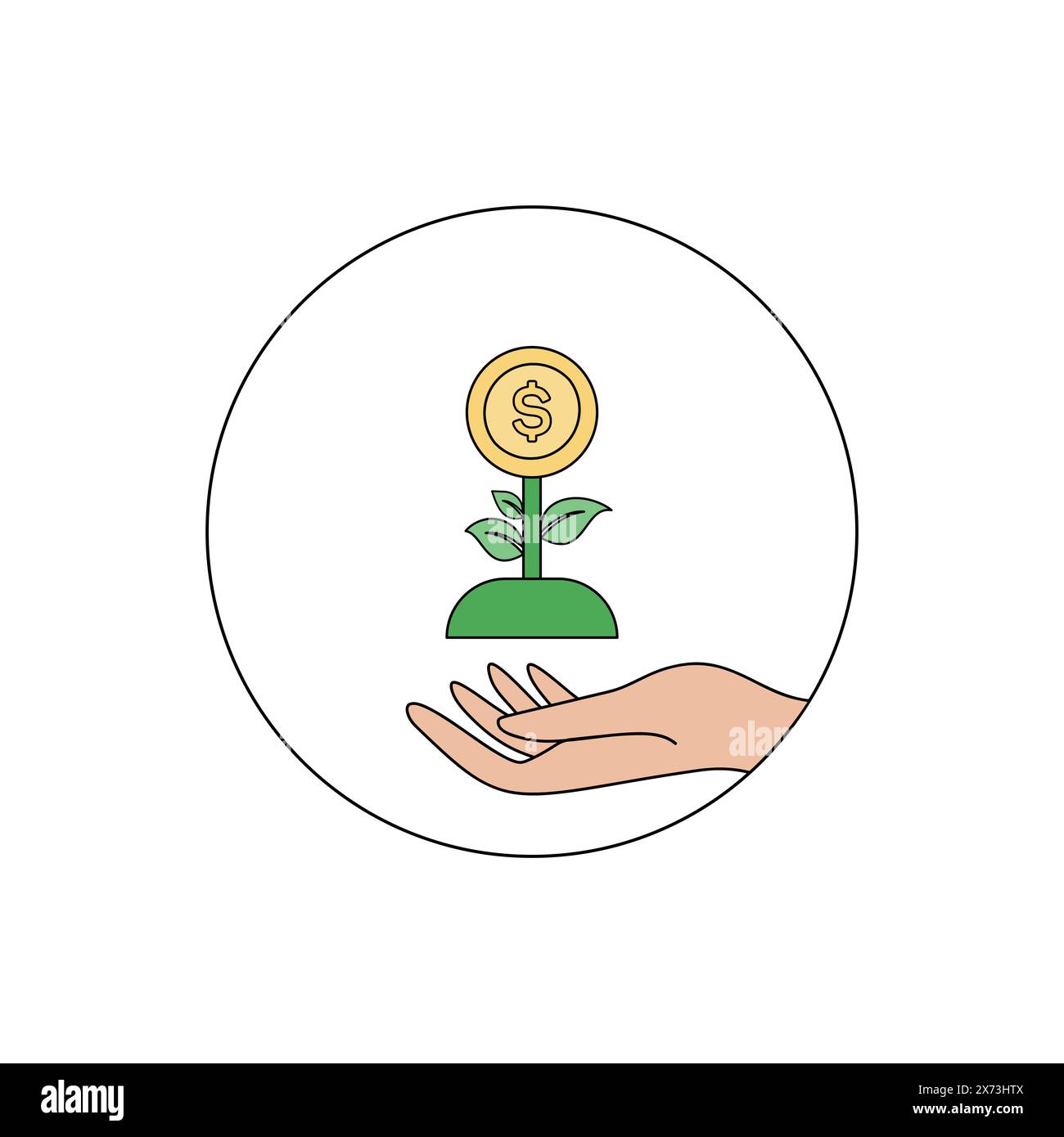 Nurturing plant Stock Vector Images - Alamy