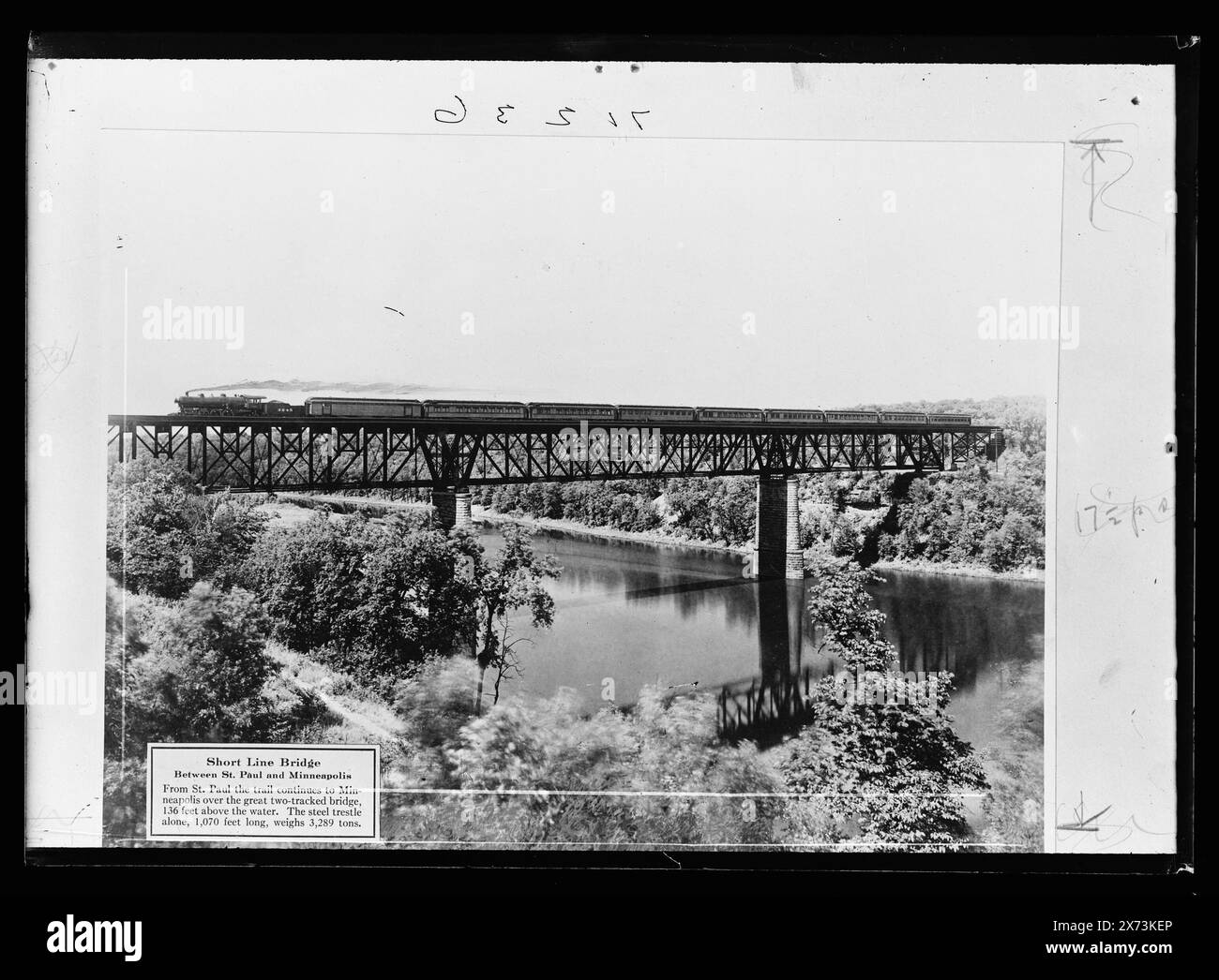 Short line bridge between St. Paul and Minneapolis, Detroit Publishing ...