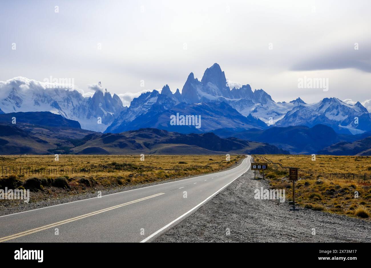 El Chaltén, Patagonia, Argentina - A little-used country road towards ...