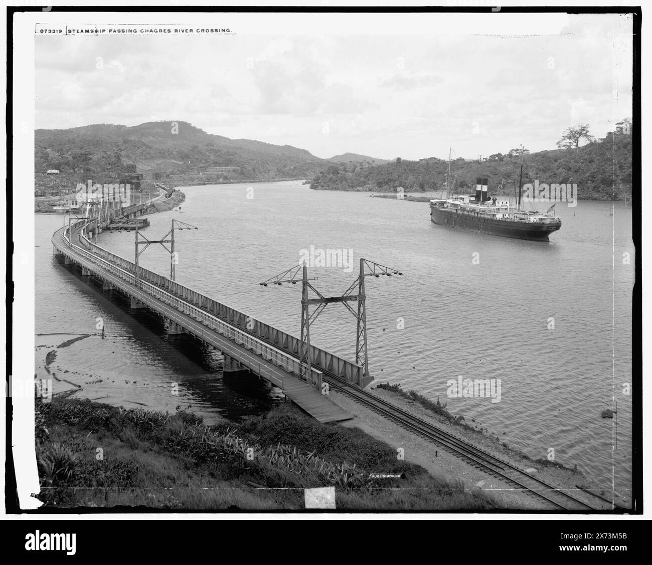 Steamship passing Cut Out Stock Images & Pictures - Alamy