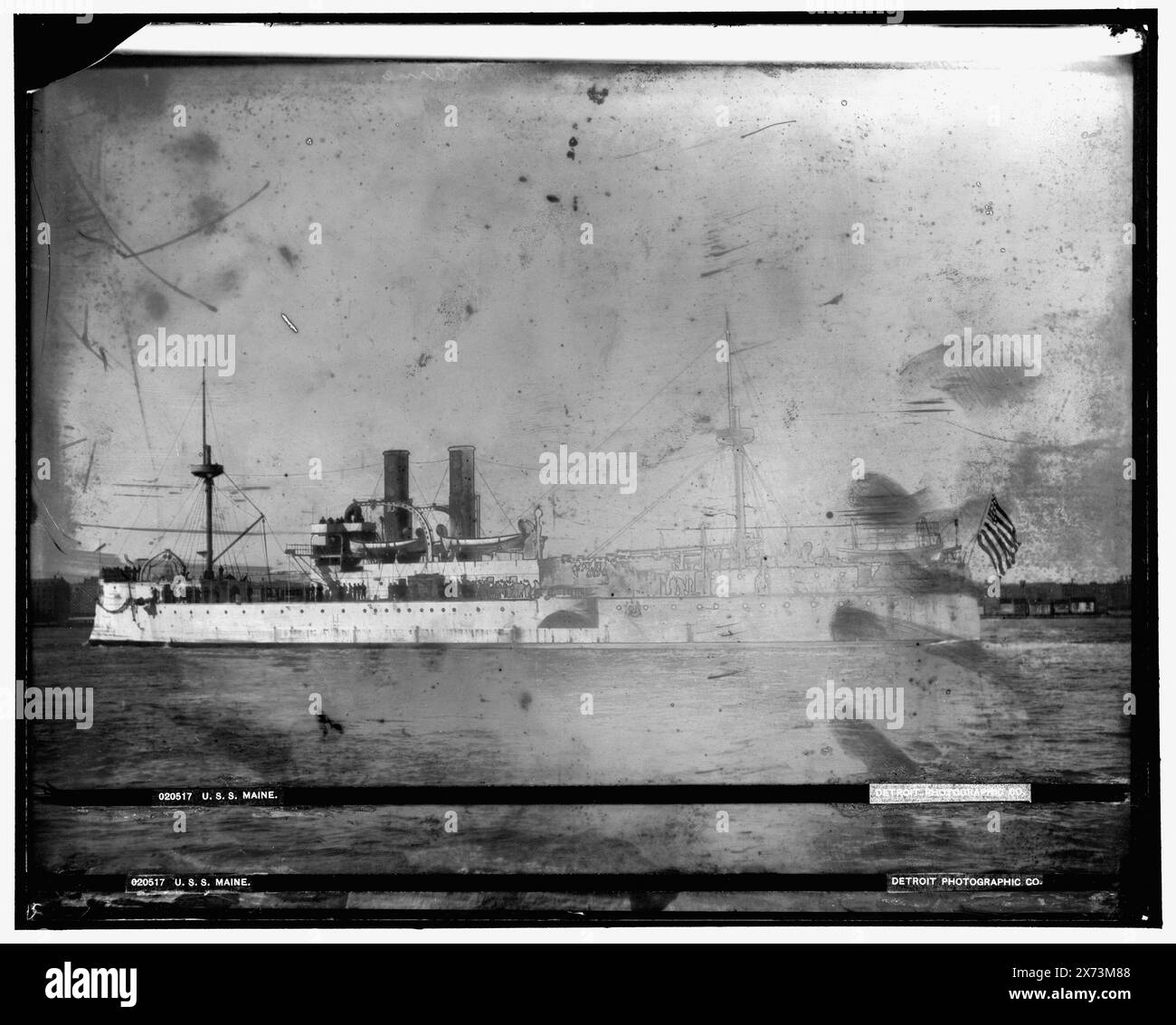 U.S.S. Maine, Date based on Detroit, Catalogue J (1901)., Detroit ...
