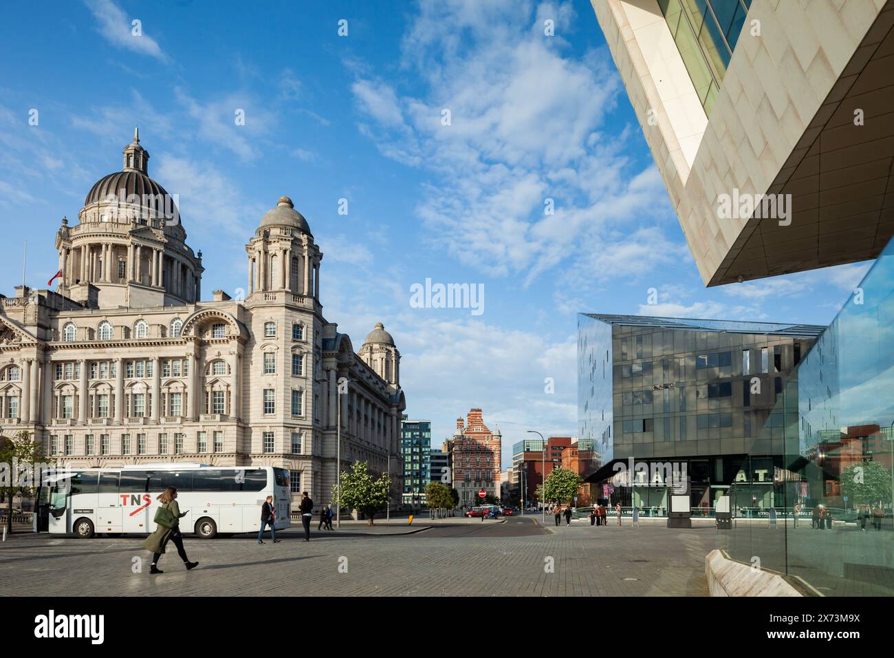 Afternoon on the waterfront in Liverpool, England Stock Photo - Alamy